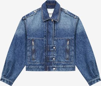 Isabel Marant Veste Julie - Femme - Bleu - Taille 34 - Marant &Eacute;toile