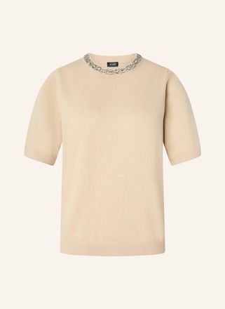 Joop Strickshirt Krissi Mit Schmucksteinen beige