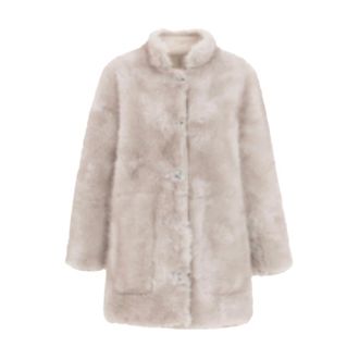 Urban Code Manteau en fausse fourrure r&eacute;versible - Femme - Vestes - Gris - Taille: 42 FR