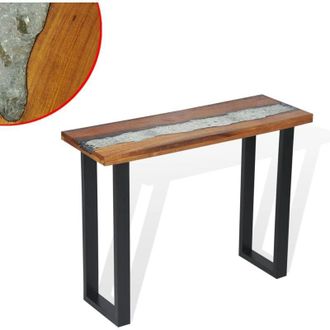 vidaXL Konsolentisch Teak 100 x 35 x 75 cm Vidaxl