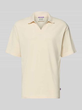 Scotch & Soda Relaxed Fit Poloshirt in Pique-Optik