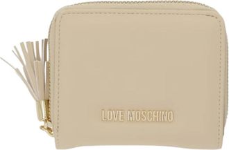 Love Moschino Femme, Accessoires, Beige, Taille: ONE Size Zip Wallet