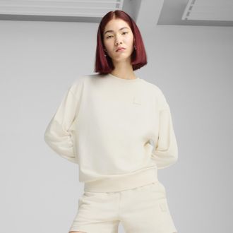 Puma ESS ELEVATED Bequemer Crewneck Damen, Accessoires, S