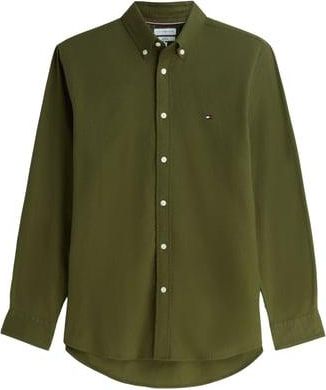 Tommy Hilfiger Chemise col am&eacute;ricain en coton m&eacute;lang&eacute;