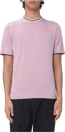 Paolo Pecora Homme, Pulls, Rose, Taille: L Girocollo T-shirt