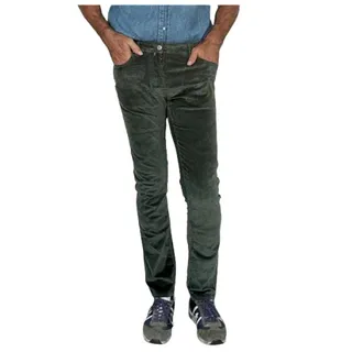 Jacob Cohen Chino en velours c&ocirc;tel&eacute; - Homme - Pantalons - Vert - Taille: W34