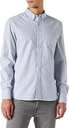 Dockers Homme Stretch Oxford Shirt Chemise, Bengal Stripe Delft, L EU