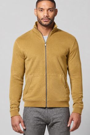 Hempage Hempage Herren vegan Sweatjacke Dijon Gelb
