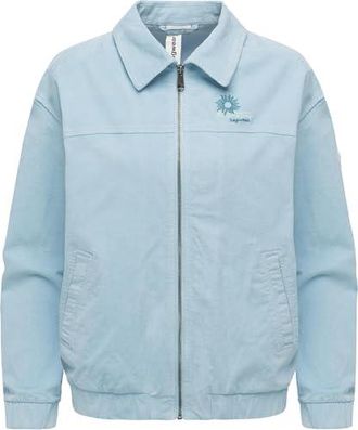 Ragwear Melvene Cordy Veste mi-saison d&eacute;contract&eacute;e en velours c&ocirc;tel&eacute; avec col de chemise Tailles XS &agrave; XXL, Bleu arctique, XXL