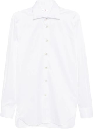 Kiton Langärmeliges Hemd - Weiß