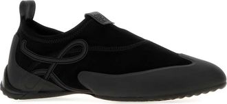 Loewe Slip-On Leather Sneaker - Black