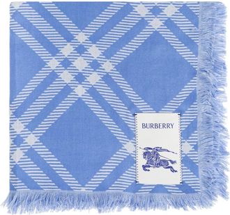 Burberry unisex, Accessoires, Bleu, Taille: ONE Size Wool Scarf