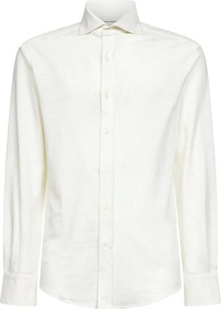Brunello Cucinelli Homme, Chemises, Beige, Taille: XL Jersey Shirt
