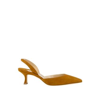 Manolo Blahnik Femme, Chaussures, Brun, Taille: 36 EU Escarpins Slingback Carolyne