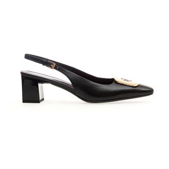Tory Burch Femme, Chaussures, Noir, Taille: 39 EU Escarpins Slingback à Boucle en Cuir