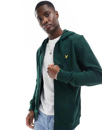 Lyle & Scott Kapuzenjacke in Dunkelgr&uuml;n
