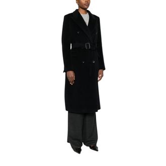 Tagliatore Jole Zweireihiger Mantel - - Coats - Damen - Blau - L