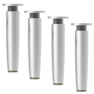 Generic M&ouml;belbeine 4er-Set, Metall Mit Schrauben Und Rutschfester Unterseite, Tischbeine, Konische Schrankf&uuml;&szlig;e Badezimmer, F&uuml;r Sofas, Couchtische, Kommodenf&uuml;&szlig;