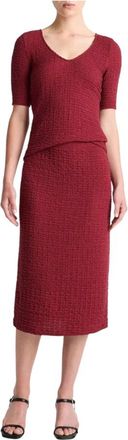 Vince Femme, Jupes, Rouge, Taille: 38 FR Gonna