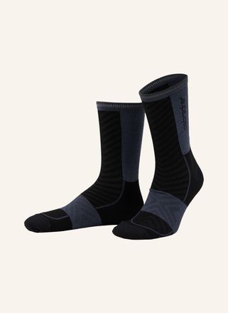 Icebreaker Laufsocken Merino Run + Ultralight Crew schwarz