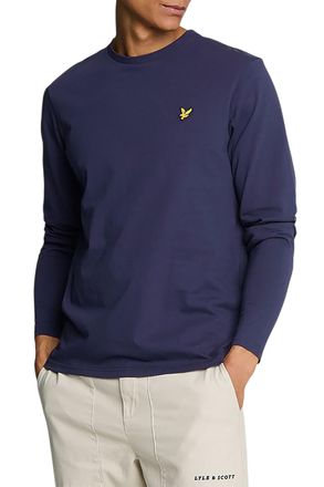 Lyle & Scott Langarmshirt Herren - 100% Baumwolle | Basic Design und Premium Qualit&auml;t | XS-XXL