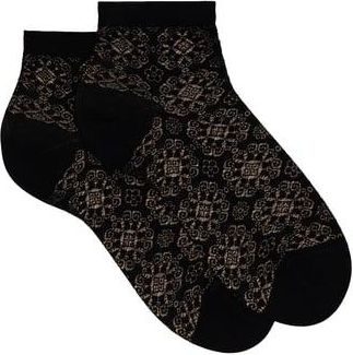 Dor&eacute; Dor&eacute; Chaussettes basses &agrave; motifs en coton m&eacute;lang&eacute;
