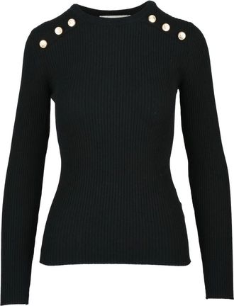 Akep Femme, Pulls, Noir, Taille: 42 FR Sottogiacca Cannettato