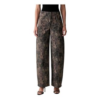 Liu Jo Femme, Pantalons, Multicolore, Taille: W27 Jean imprim&eacute; cachemire