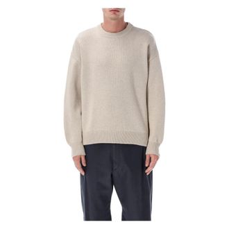 Colorful Standard Oversized Merino Wollpullover mit Rundhalsausschnitt - - Knitwear - Herren - Beige - S