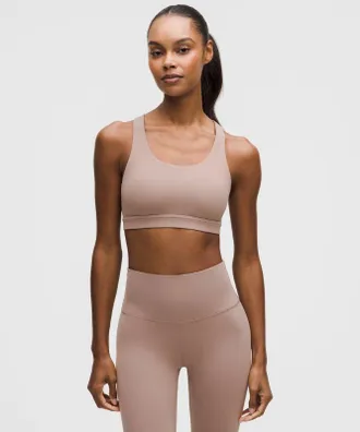 lululemon Brassi&egrave;re Wunder Train avec dos en maille Maintien moyen, bonnets B/C pour Femmes - Taille 6