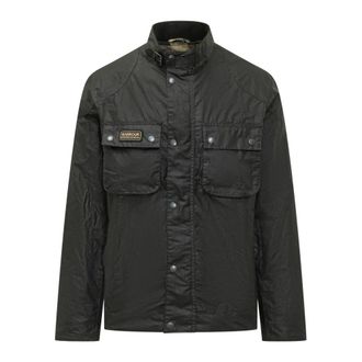 Barbour Merton Waxed Jacket - - Jackets - Herren - Schwarzk - L