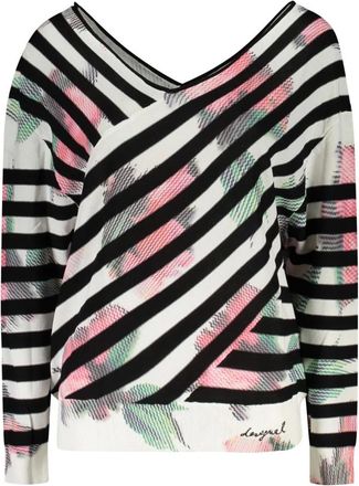Desigual Femme, Pulls, Multicolore, Taille: 38 FR Fine Wrap Sweater
