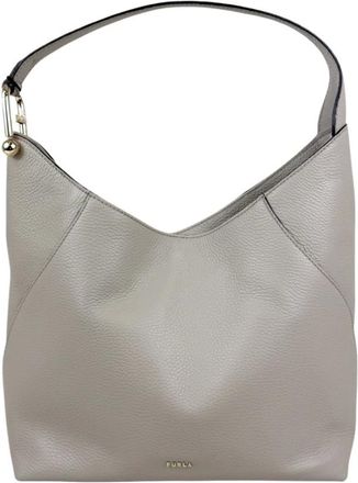 Furla Femme, Sacs, Beige, Taille: ONE Size Lara M Hobo