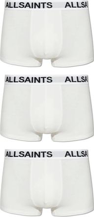 AllSaints Homme, Sous-v&ecirc;tements, Blanc, Taille: S Boxer Briefs Three-Pack