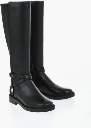 Michael Kors Leather Knee-High Boots with Ankle Strap size 36,5