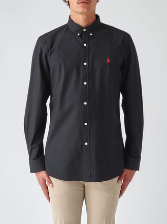 Polo Ralph Lauren Slim-Fit Hemd aus Stretch-Baumwollpopeline mit Button-Down-Kragen