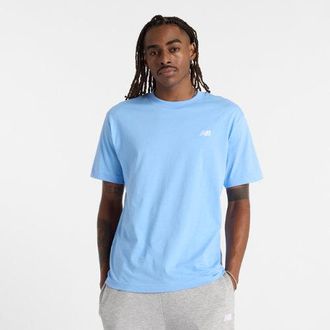 New Balance Homme Sport Essentials Cotton T-Shirt en Bleu, Coton, Taille XL
