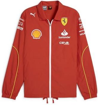 Puma Veste de lentra&icirc;neur de l&eacute;quipe Scuderia Ferrari 2024 pour hommes - Rouge Br&ucirc;l&eacute; - Taille: 3XL