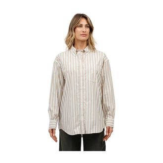 Aspesi Weite Bluse mit Taschendetails - - Blouses & Shirts - Damen - Beige - 2XS
