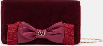 Valentino Garavani Crossbody Bag VLogo Mini aus Samt