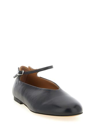 Jil Sander Elyss Flat - Black