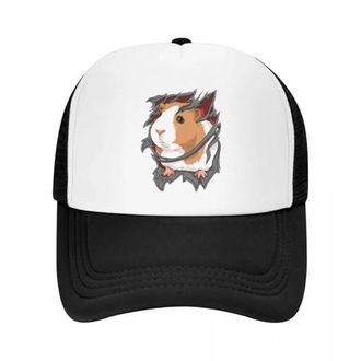 Generic Casquette personnalis&eacute;e Punk Unisexe avec Un Adorable Cochon dInde Casquette Trucker pour Adulte de Baseball Ajustable Femmes et Hommes Style Hip hop 