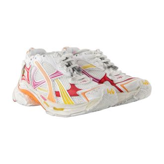 Balenciaga Womens Multicolor Technical Sneakers White Synthetic
