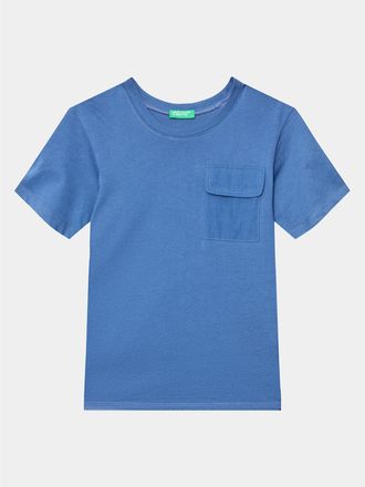 Benetton United Colors Of Benetton T-Shirt 3096G1097 Blau Regular Fit