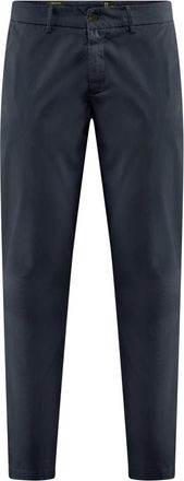 Bomboogie Homme, Pantalons, Bleu, Taille: W40 Pantalon chino en coton cannet&eacute;