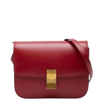 Celine Sac bandouli&egrave;re vintage doccasion - Femme - Pre-owned - Rouge - Taille: ONE Size