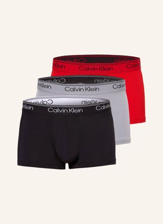 Calvin Klein 3er-Pack Boxershorts Microfiber Stretch rot