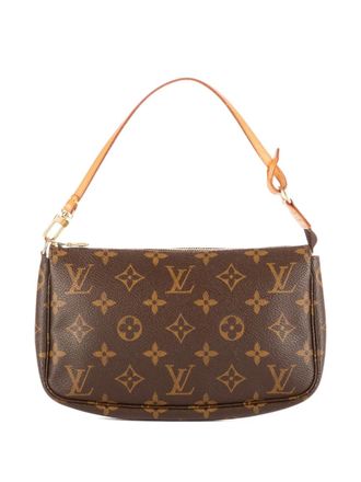 Louis Vuitton sac port&eacute; &eacute;paule &agrave; motif monogramm&eacute; - Marron