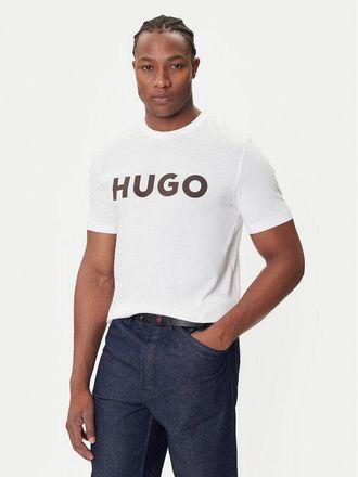 HUGO BOSS T-Shirt Dulivio 50542737 Wei&szlig; Regular Fit