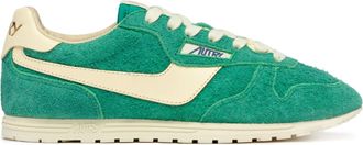 Autry Baskets Windspin Low Bicolore Su&egrave;de et Cuir Autry